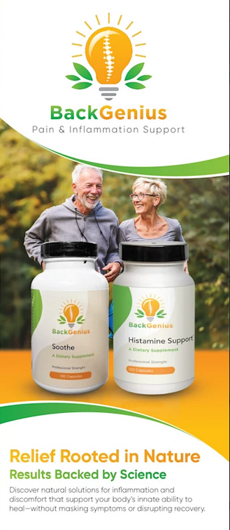 Pain & Inflammation Brochure - sold in bundles of 25 – BackGenius